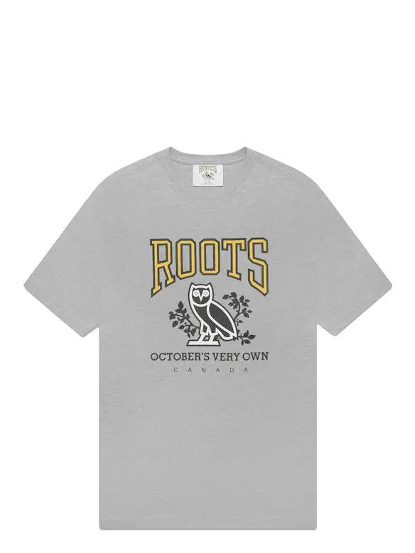 OVO X Roots T-shirt - Heather Grey