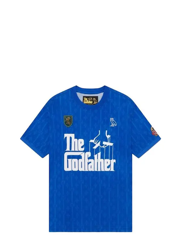 OVO X The Godfather Soccer Jersey - Blue