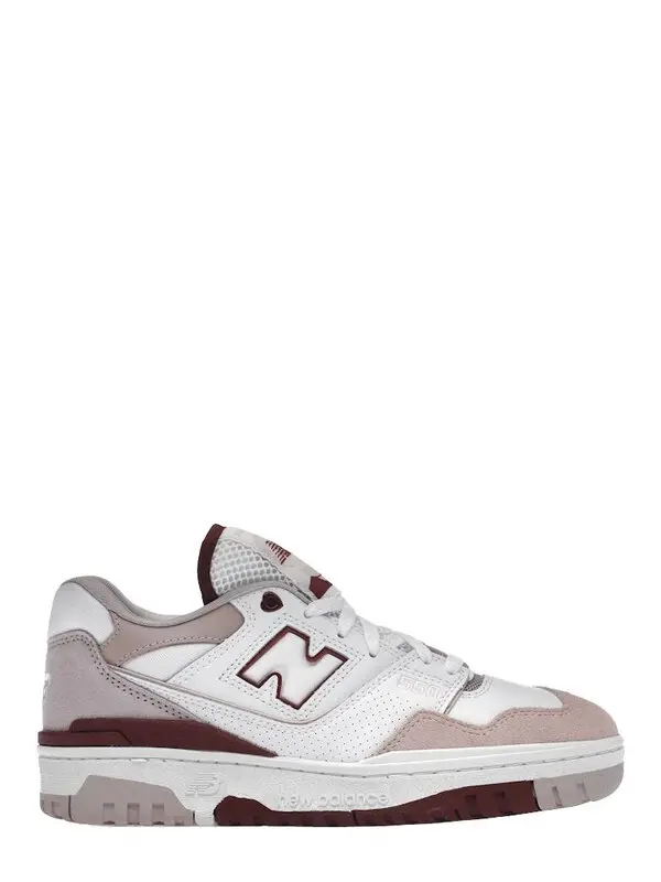 NEW BALANCE 550 Sneakers - White/space Punk/scarelet Red