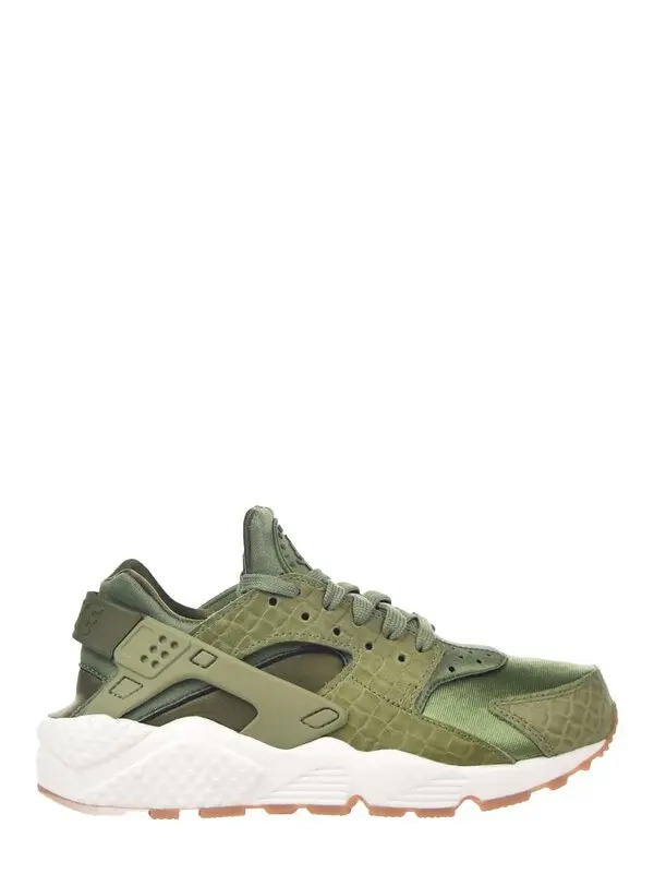Nike Huarache Run Premium Sneakers - Palm Green/legion Green/sail