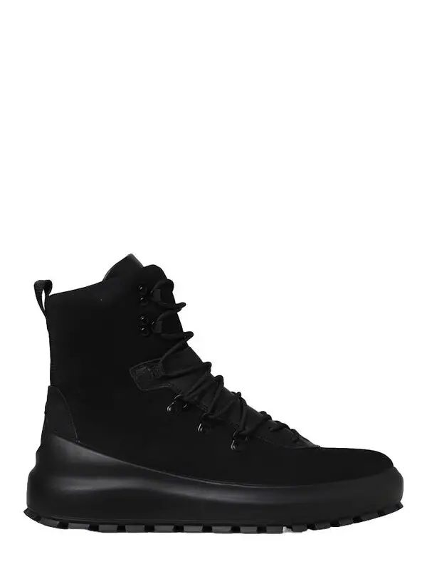 Stone Island Lace-up Ankle Boots - Black