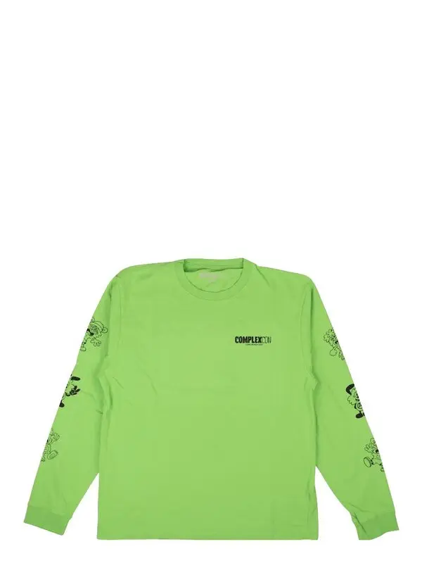 COMPLEXCON X Verdy Long Sleeve Logo T-shirt - Green