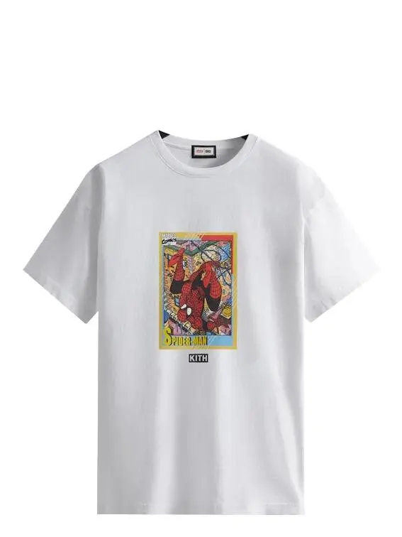 Kith Marvel Spiderman Hero Vintage Tee Shirt - White