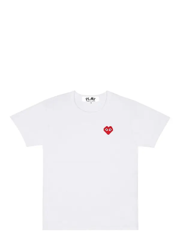 Play Comme Des Garcon X Invader T-shirt - White
