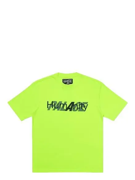 PALACE Humanity T-shirt - Fluro Yellow