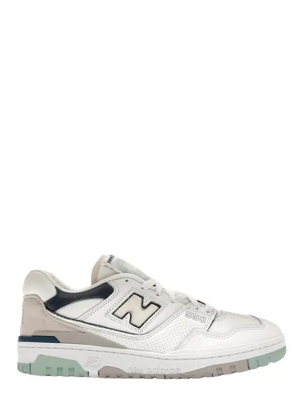 NEW BALANCE 550 Sneakers - White/winter Fog/nb Navy Blue