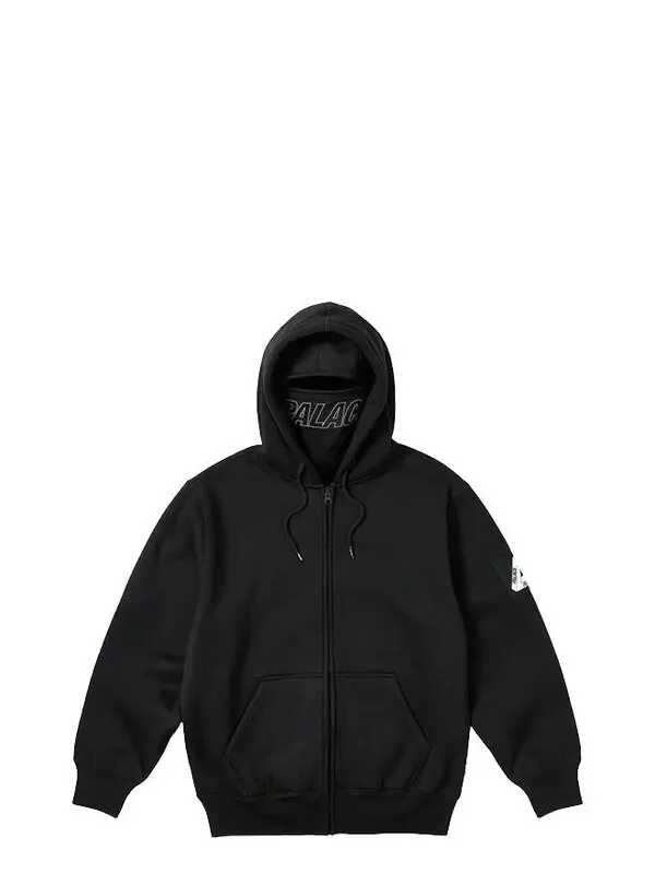 PALACE Facemask Shearling Thermal Hood - Black