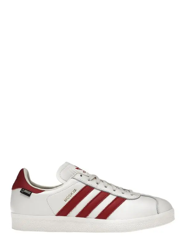 Adidas Gazelle Gtx Moskva Sneakers - Chalk White/power Red/gold Metallic