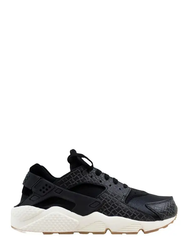 Nike Air Huarache Run Premium Sneakers - Black/sail