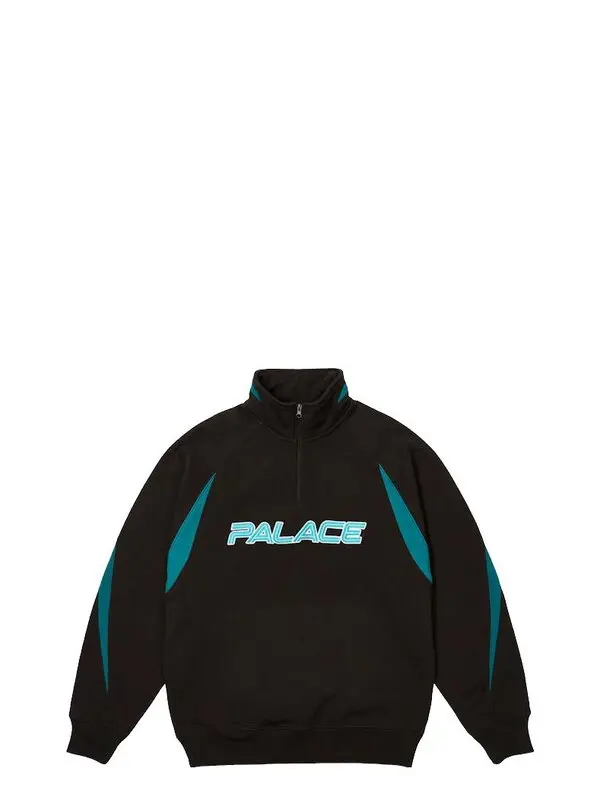 PALACE Isn't It Quarter Zip - Black