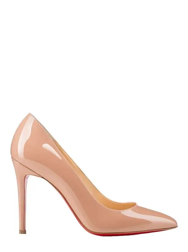 CHRISTIAN LOUBOUTIN Pigalle 100mm Pump - Nude Patent