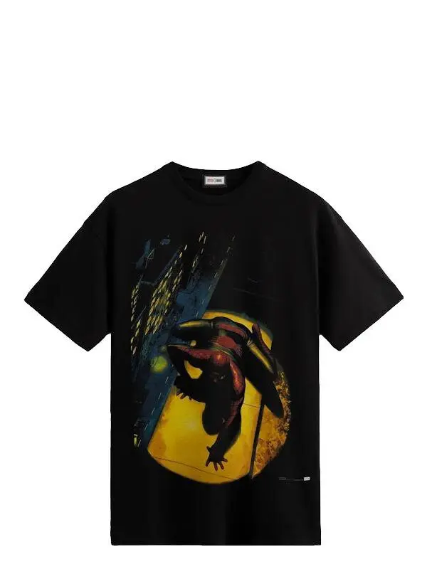 Kith Marvel Spiderman Spotlight Tee Shirt - Black