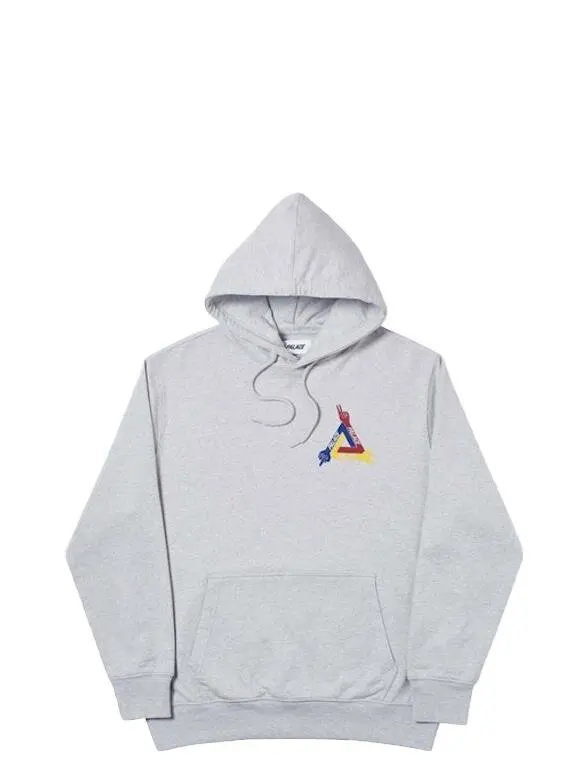 PALACE Jcdc Hood - Grey Marl