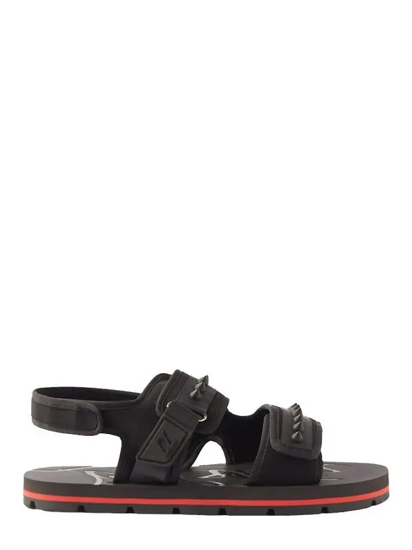 CHRISTIAN LOUBOUTIN Siwa Flat Sandals - Black