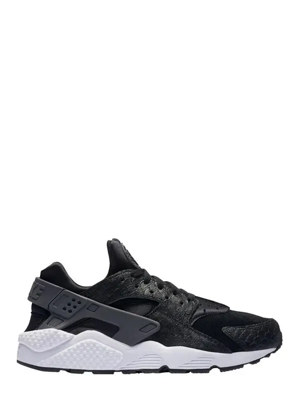 Nike Air Huarache Run Snake Sneakers - Black/dark Grey/white