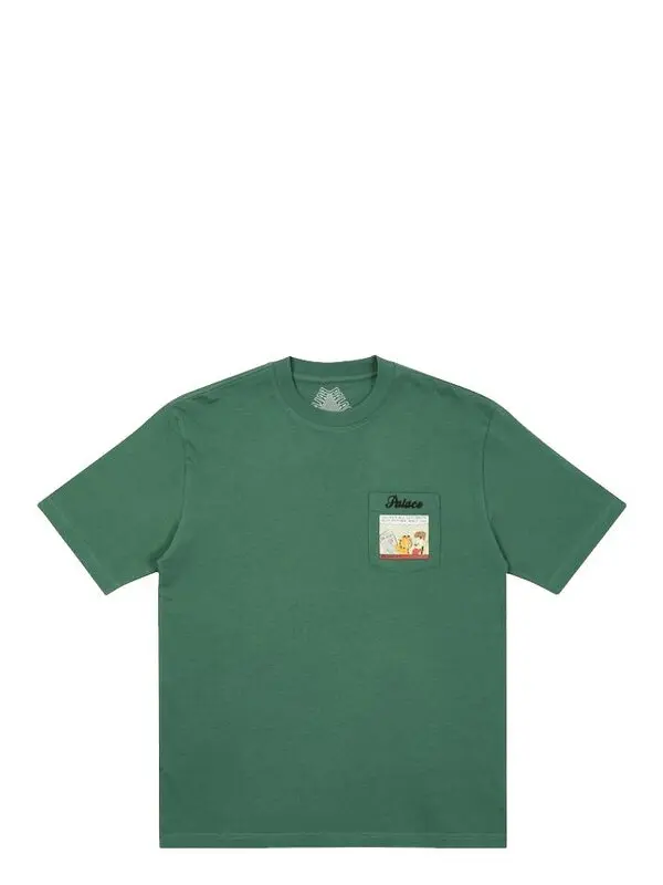 PALACE Garfield Pocket T-shirt - Fern