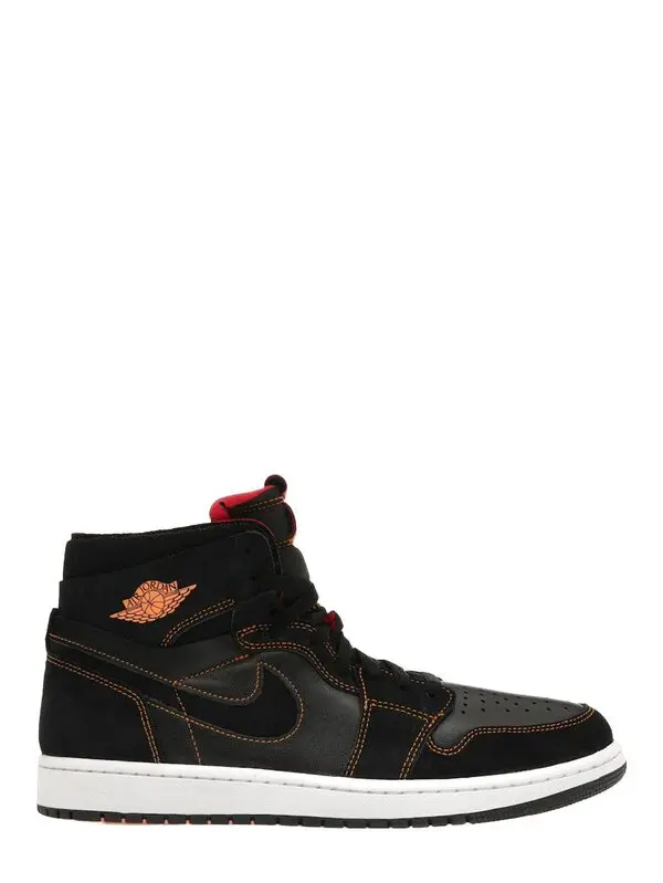 JORDAN 1 High Zoom Air Cmft Sneakers - Black/citrus/fire Red