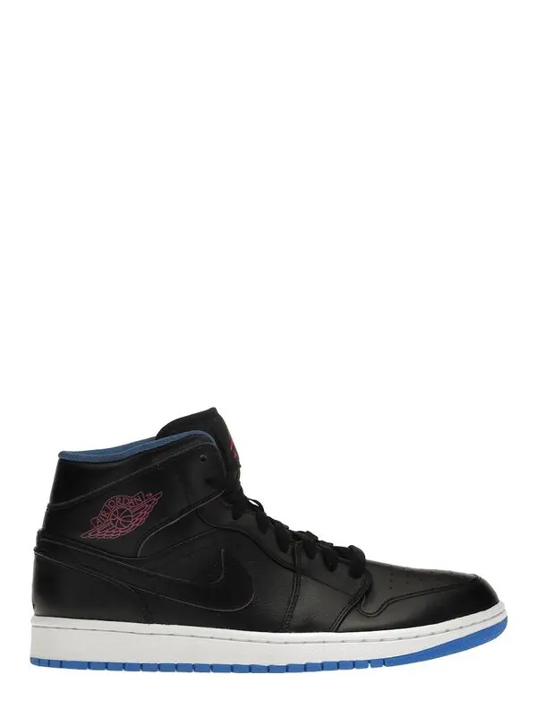 JORDAN 1 Retro Mid Radio Raheem - Black/fire Pink/photo Blue