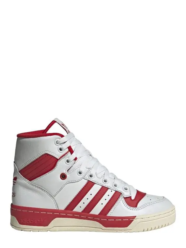 Adidas Rivalry Hi Sneakers - Crystal White/better Scarelet Red/cream White