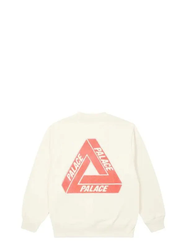 PALACE Fleece Triferg Crew - Soft White