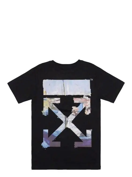 Off-White Edouard Manet Boat Studio Claude Monet Arrows Oversized Fit T-shirt - Black