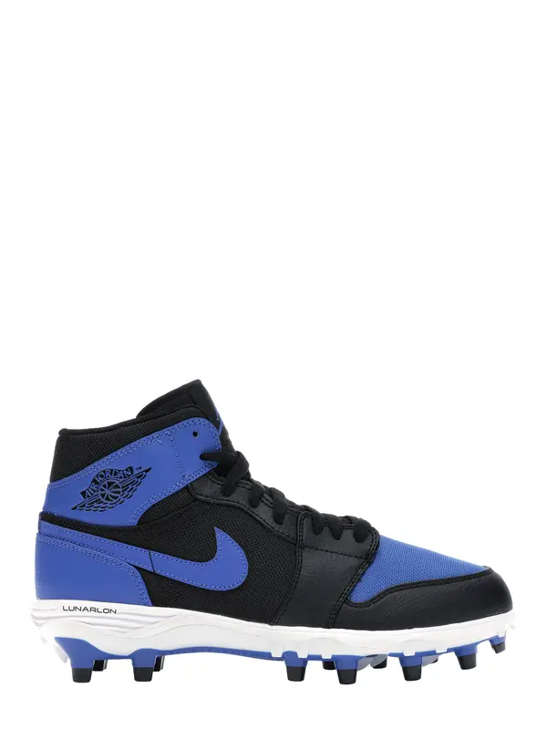 JORDAN 1 Td Mid Cleat - Black/royal/white
