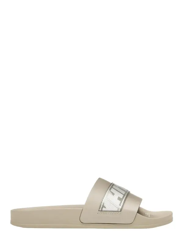 Off-White Industrial Slides - Beige/white/grey