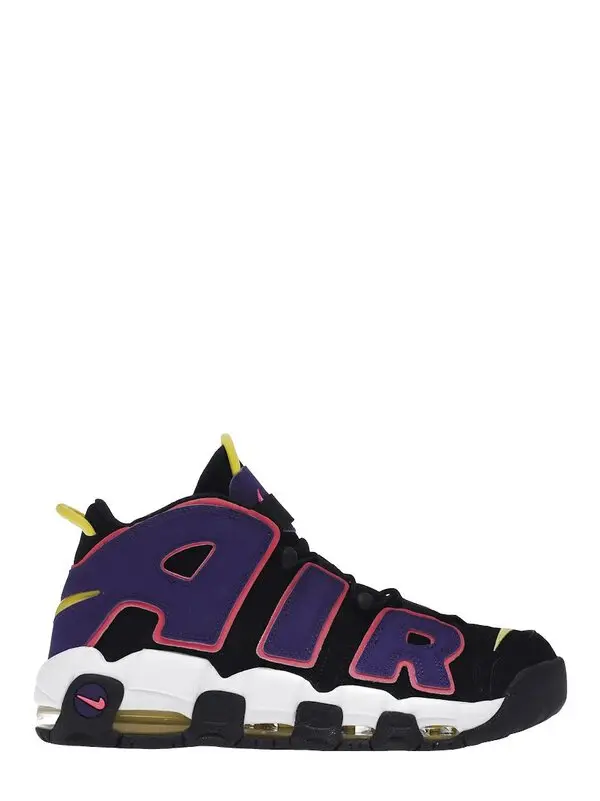Nike Air More Uptempo 96 Sneakers - Black/multi Color/court Purple