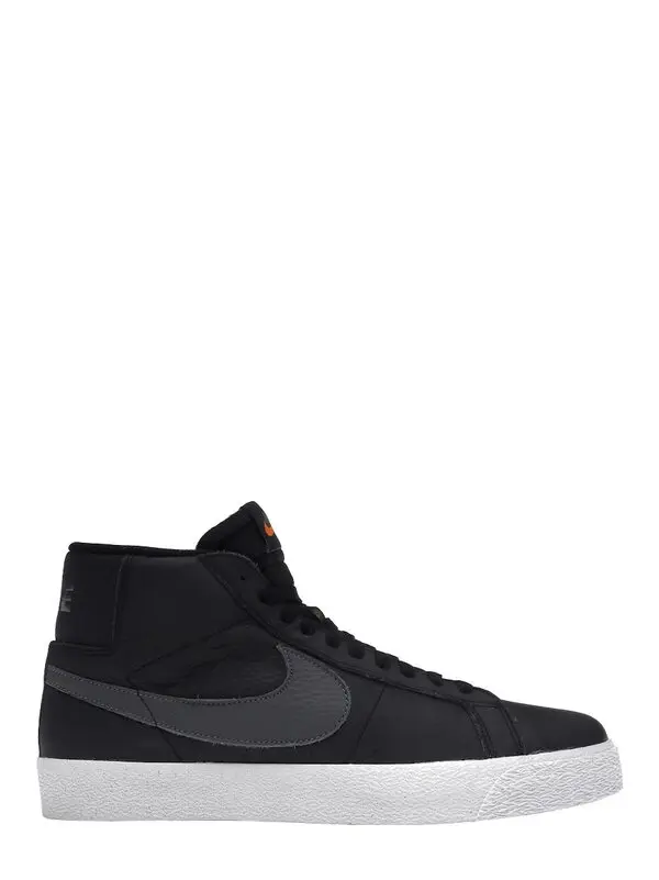 Nike Zoom Blazer Mid Iso Sb Orange Label Sneakers - Black/dark Grey