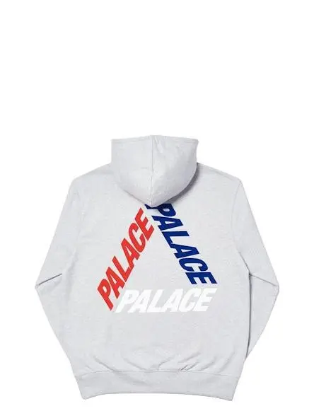 PALACE Flocka P3 Hood - Grey Marl