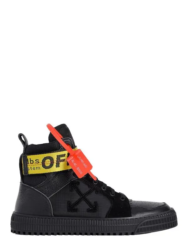Off-White Industrial High-top Sneakers - Black