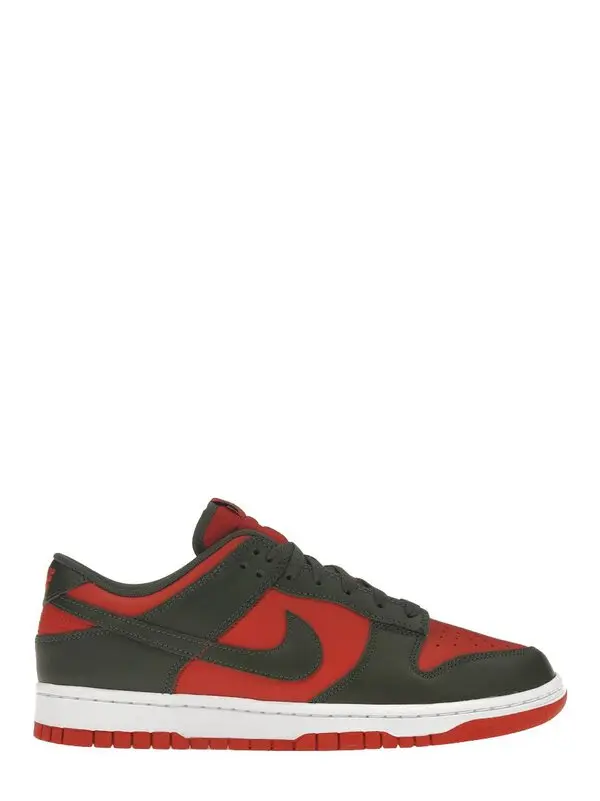 Nike Dunk Low Sneakers - Mystic Red/cargo Khaki/white
