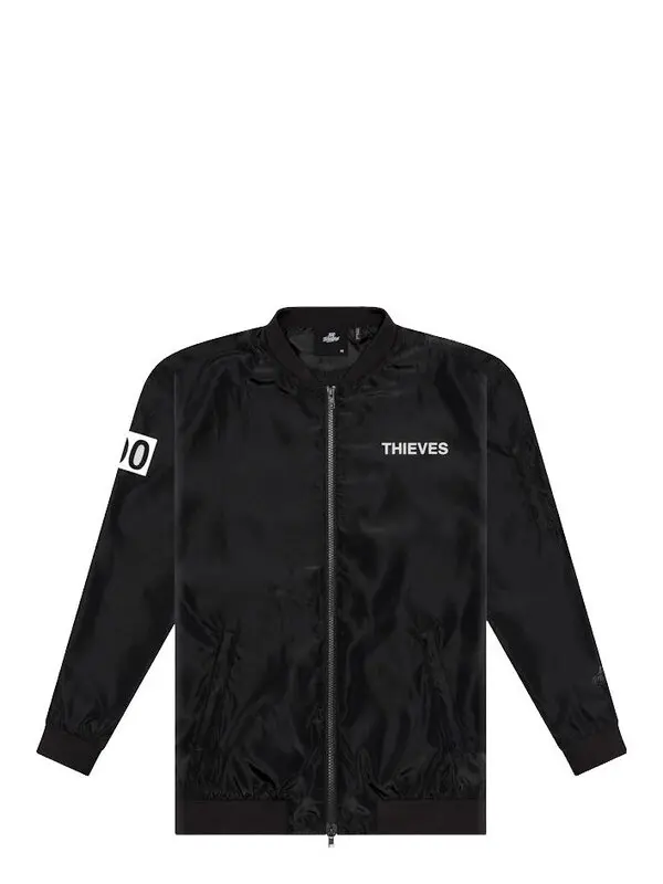 100 THIEVES Numbers Bomber Jacket - Black