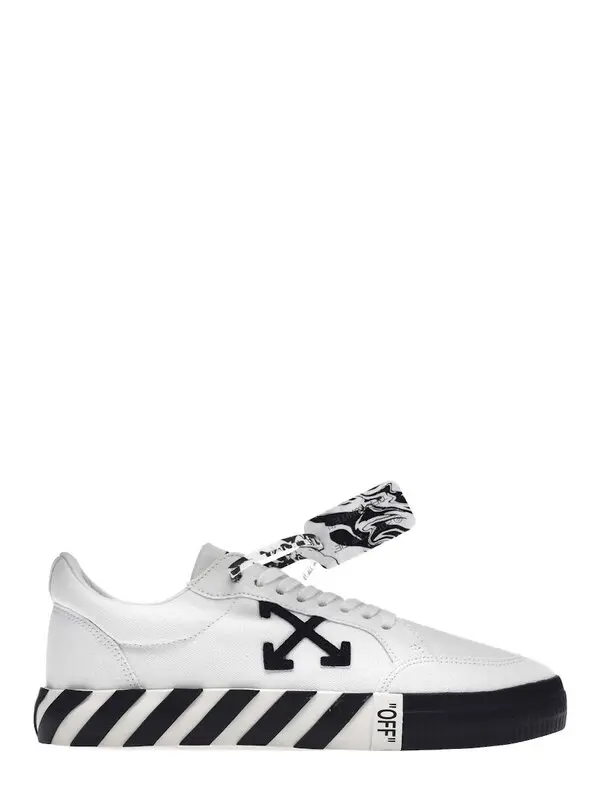 Off-White Low Vulcanized Sneakers - White/black