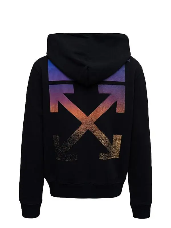 Off-White Gradient Arrows Hoodie - Black