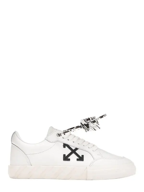 Off-White Off Low Vulc Iridescentin Sneakers - White/black
