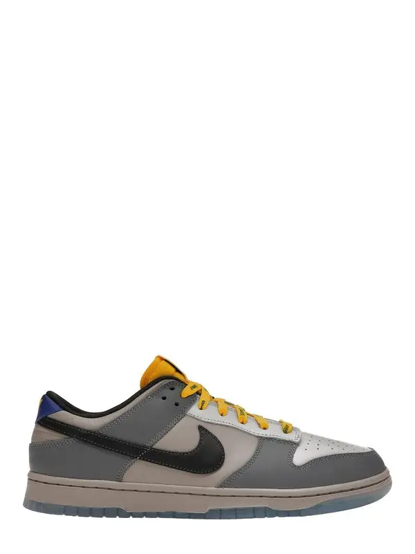 Nike Dunk Low North Carolina A&t Sneakers - Cool Grey/yellow/blue