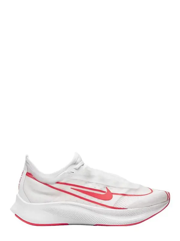 Nike Zoom Fly 3 Sneakers - White/metallic Summit White/laser Crimson