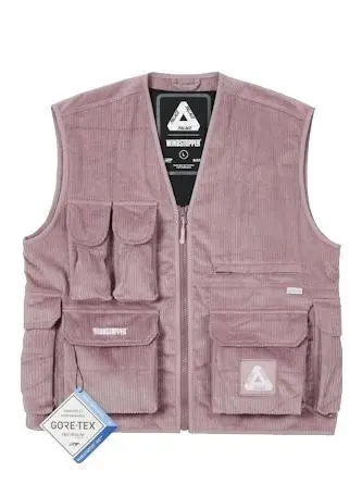 PALACE Gore-tex Infinium Corduroy Vest - Pink