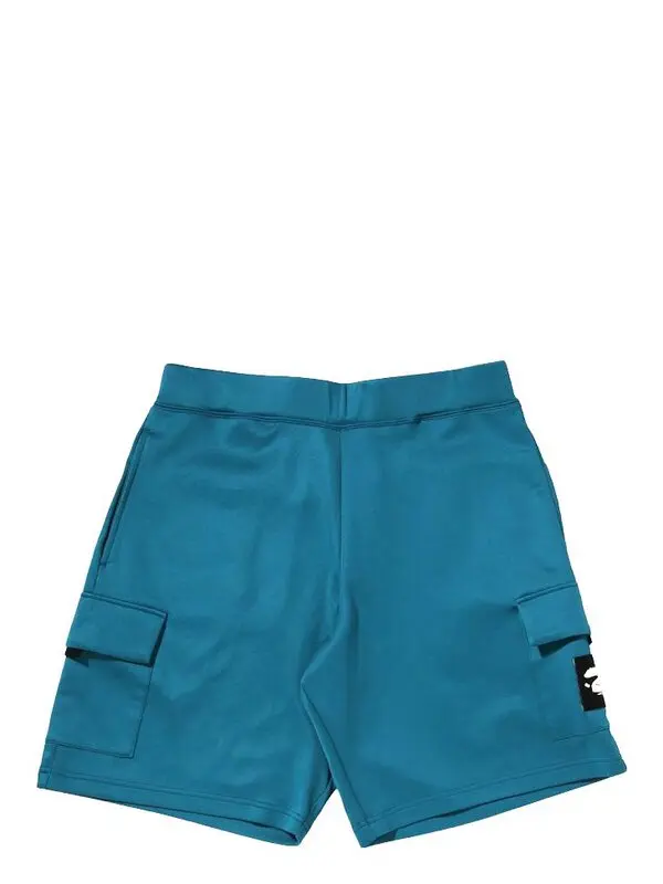BAPE Wide Fit Double Knit Shorts - Blue