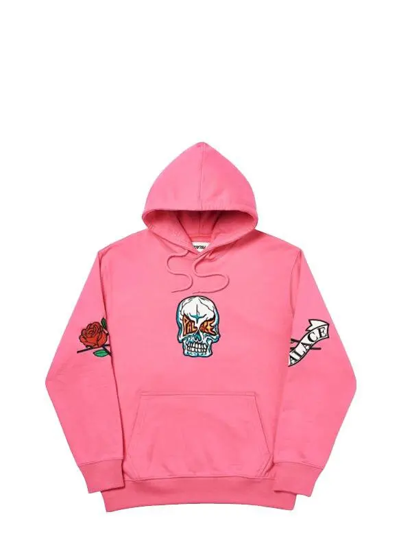PALACE Hesh Mit Fresh Hood - Pink