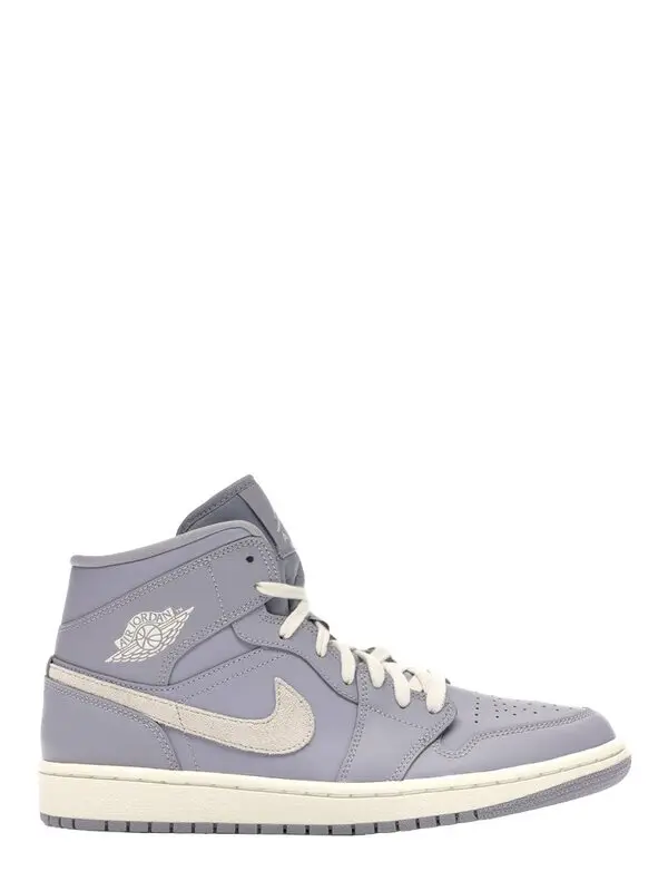 JORDAN 1 Mid Sneakers - Atmosphere Grey/pale Ivory