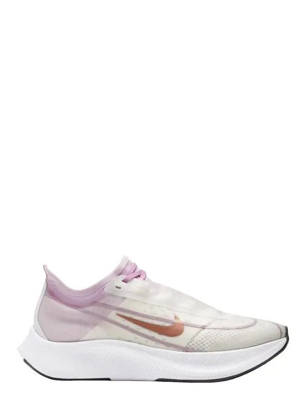 Nike Zoom Fly 3 Bronze Sneakers - White/light Arctic Pink/black