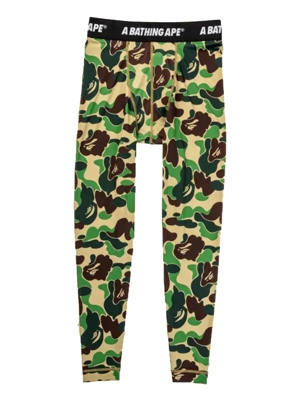 A BATHING APE X Adidas Sb Tights - Green