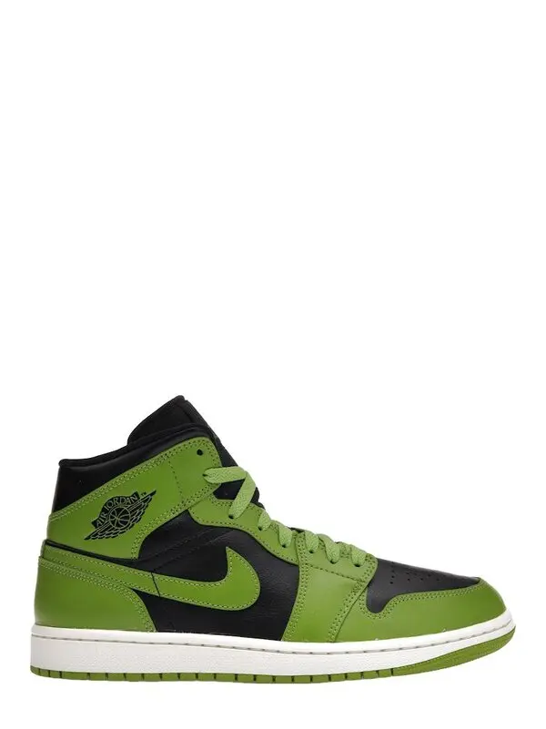 JORDAN 1 Mid Altitude - Black/sail/altitude Green Heather