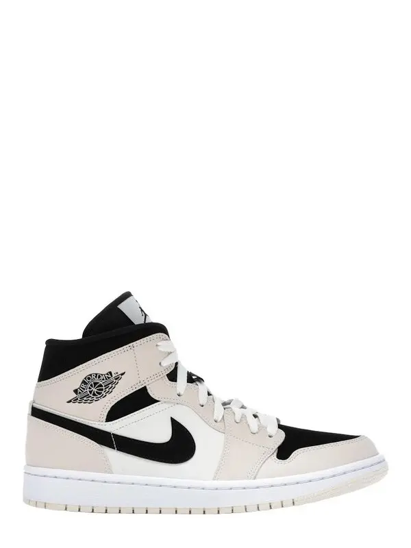 JORDAN 1 Mid Sneakers - Barely Orange/black/white
