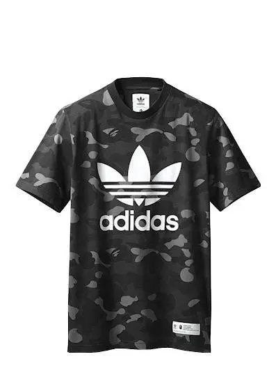 A BATHING APE X Adidas Adicolor Tee Shirt - Cinder
