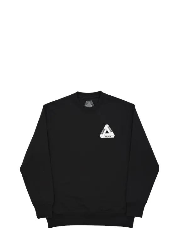 PALACE Jkr Crewneck - Black/white/grey