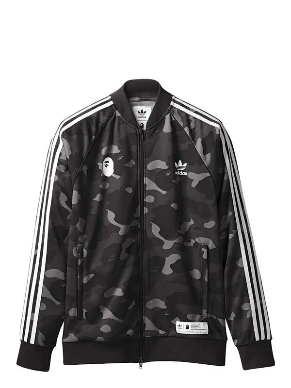A BATHING APE X Adidas Adicolor Track Top - Cinder