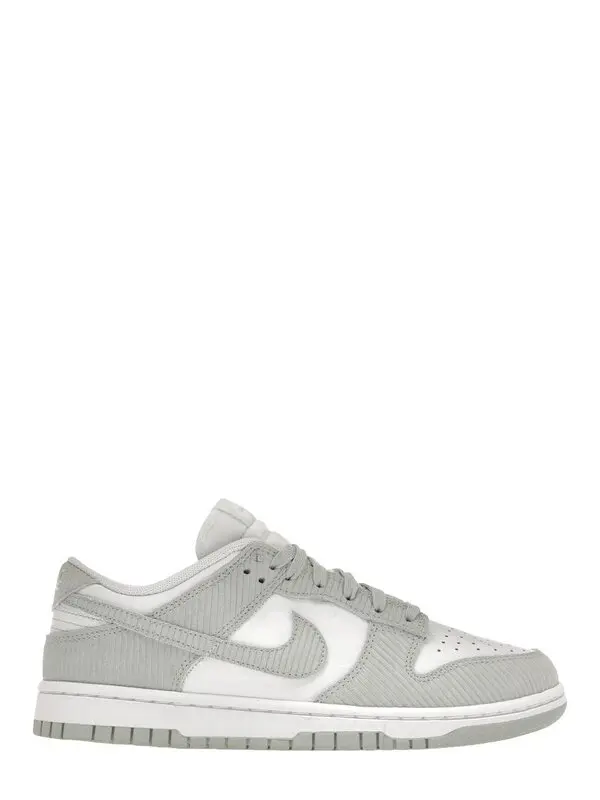 Nike Dunk Low Corduroy Sneakers - White/light Silver